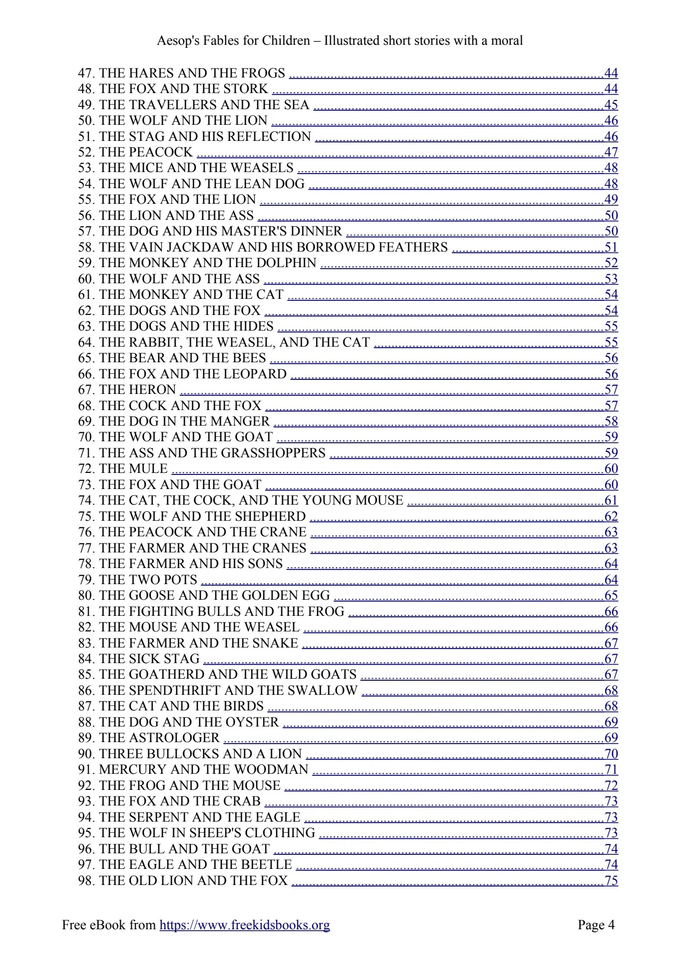 Aesops Fables for children - THE MANTHAN SCHOOL - Page 4 | Flip PDF ...