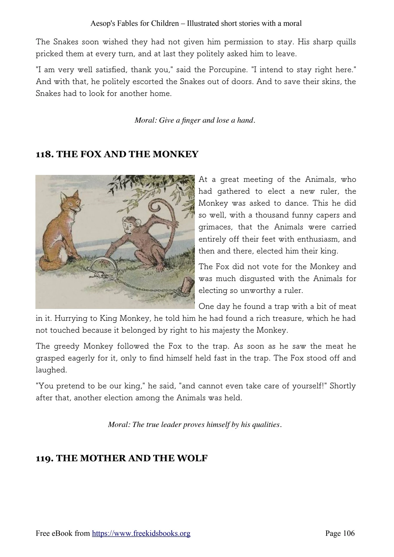 Aesops Fables for children - THE MANTHAN SCHOOL - Page 106 | Flip PDF ...