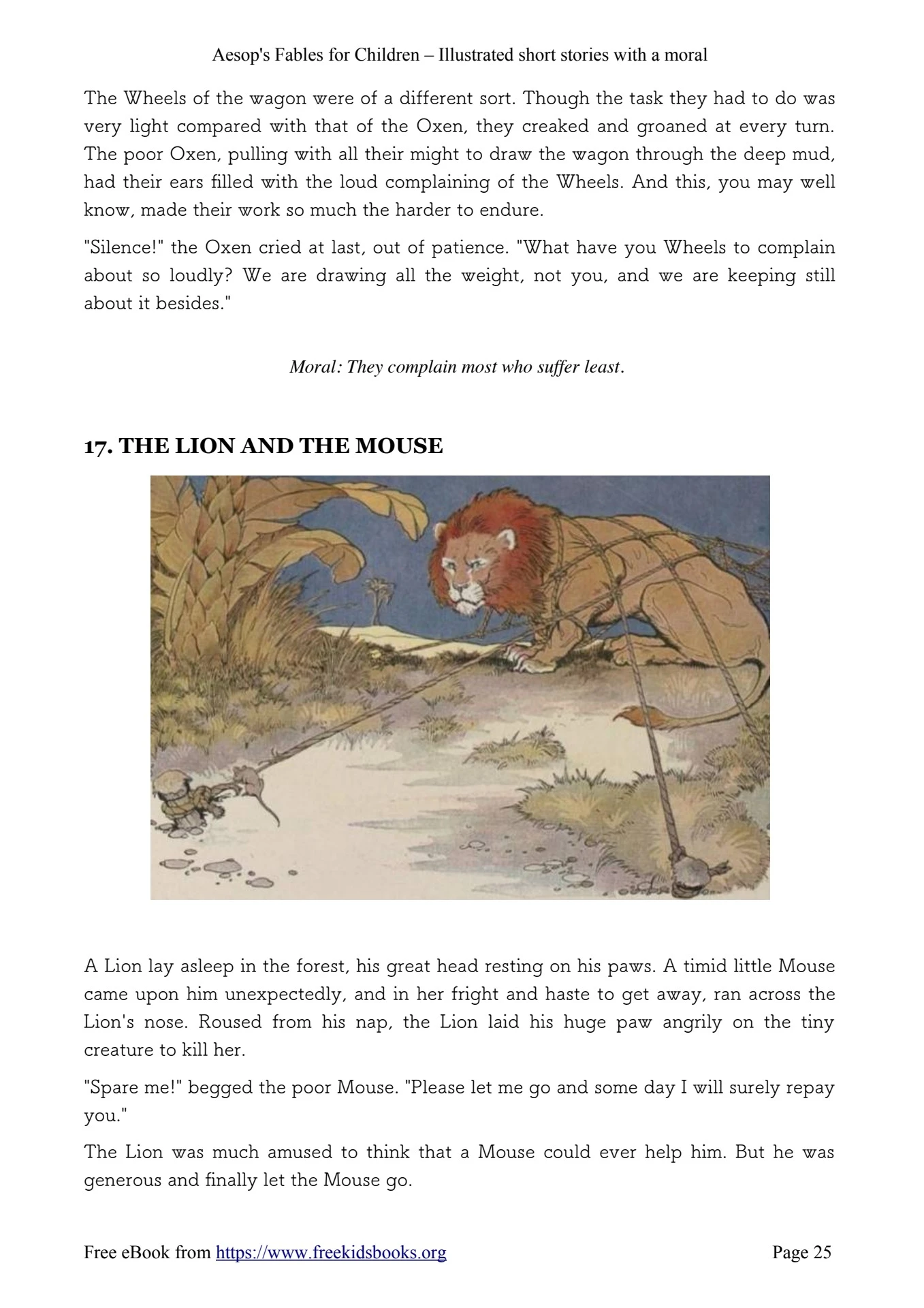 Aesops Fables for children - THE MANTHAN SCHOOL - Page 25 | Flip PDF ...