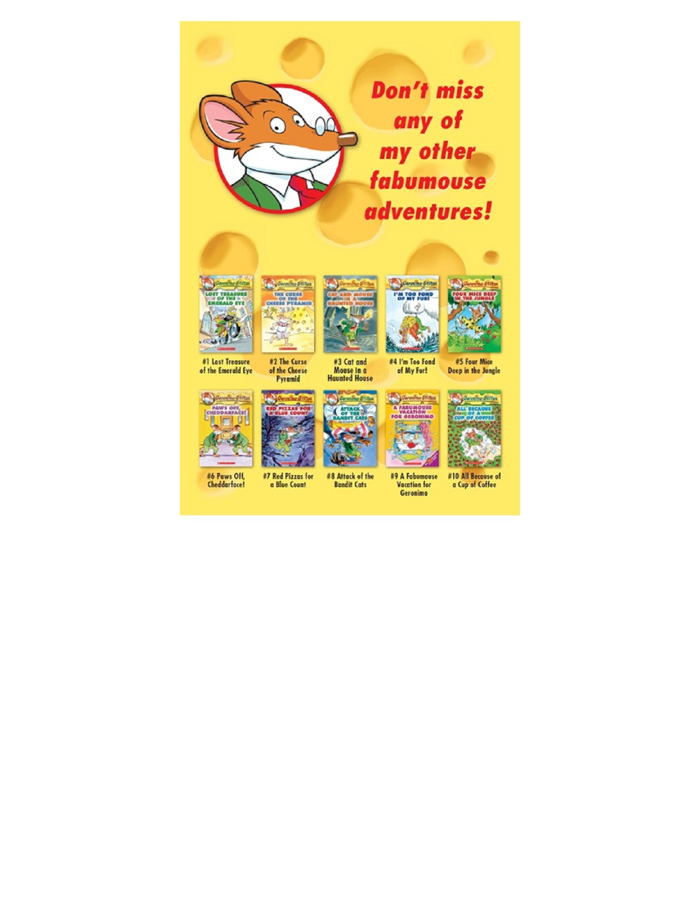 The Curse of the Cheese Pyramid (Geronimo Stilton (Numbered)_clone ...