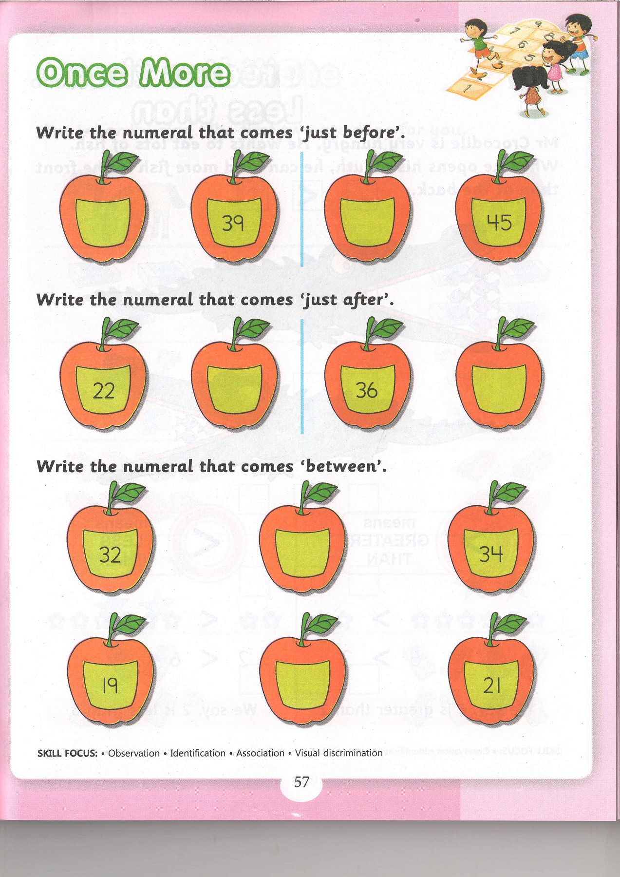 hop skip and jump k.g. numeracy skills - THE MANTHAN SCHOOL - Page 60 ...