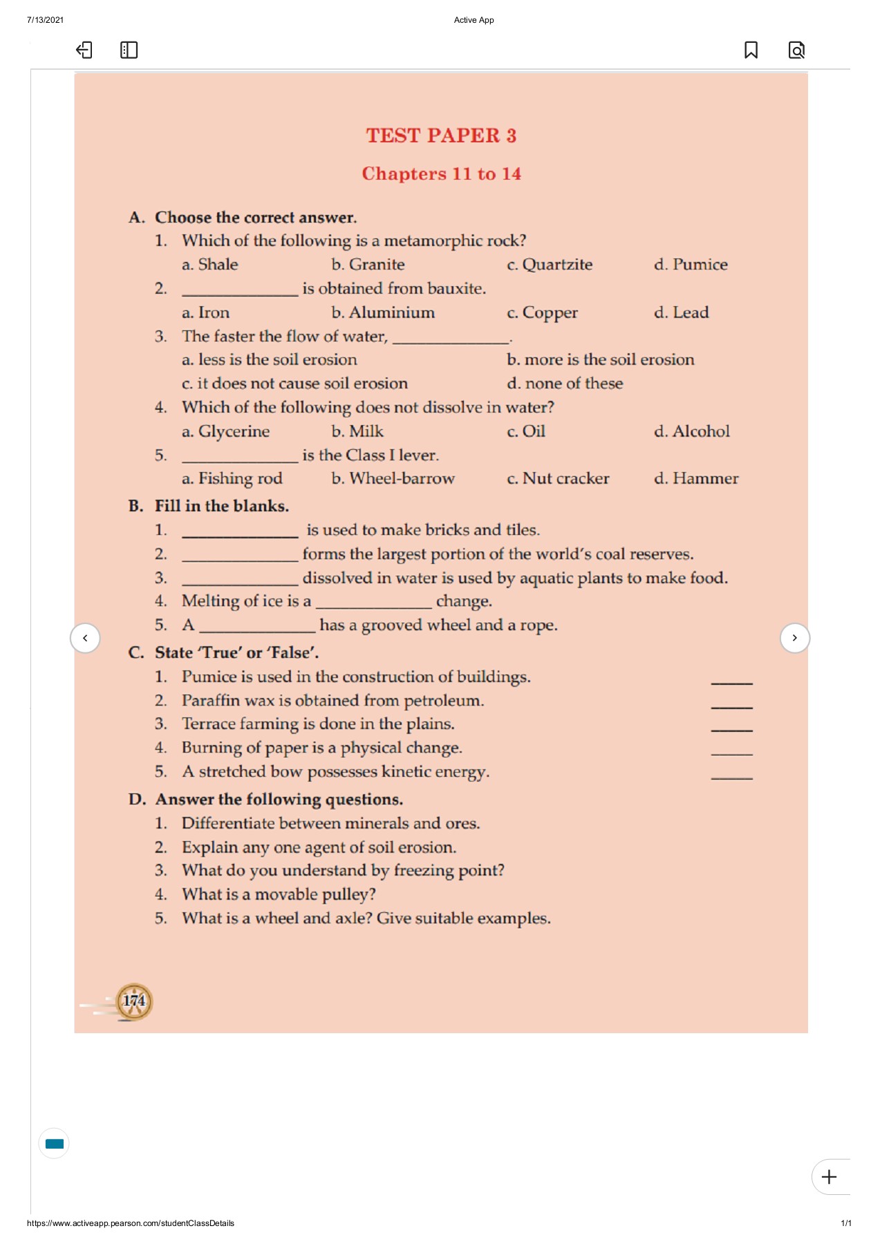 Universal Science Grade-5 - THE MANTHAN SCHOOL - Page 181 | Flip PDF ...
