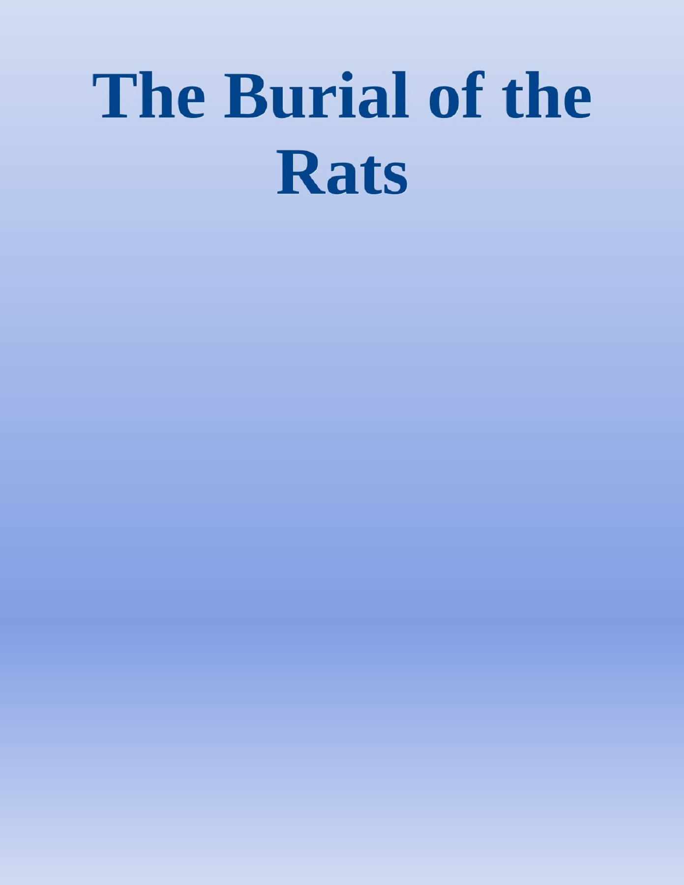 The-Burial-of-the-Rats - THE MANTHAN SCHOOL - Page 1 - 25 | Flip PDF ...