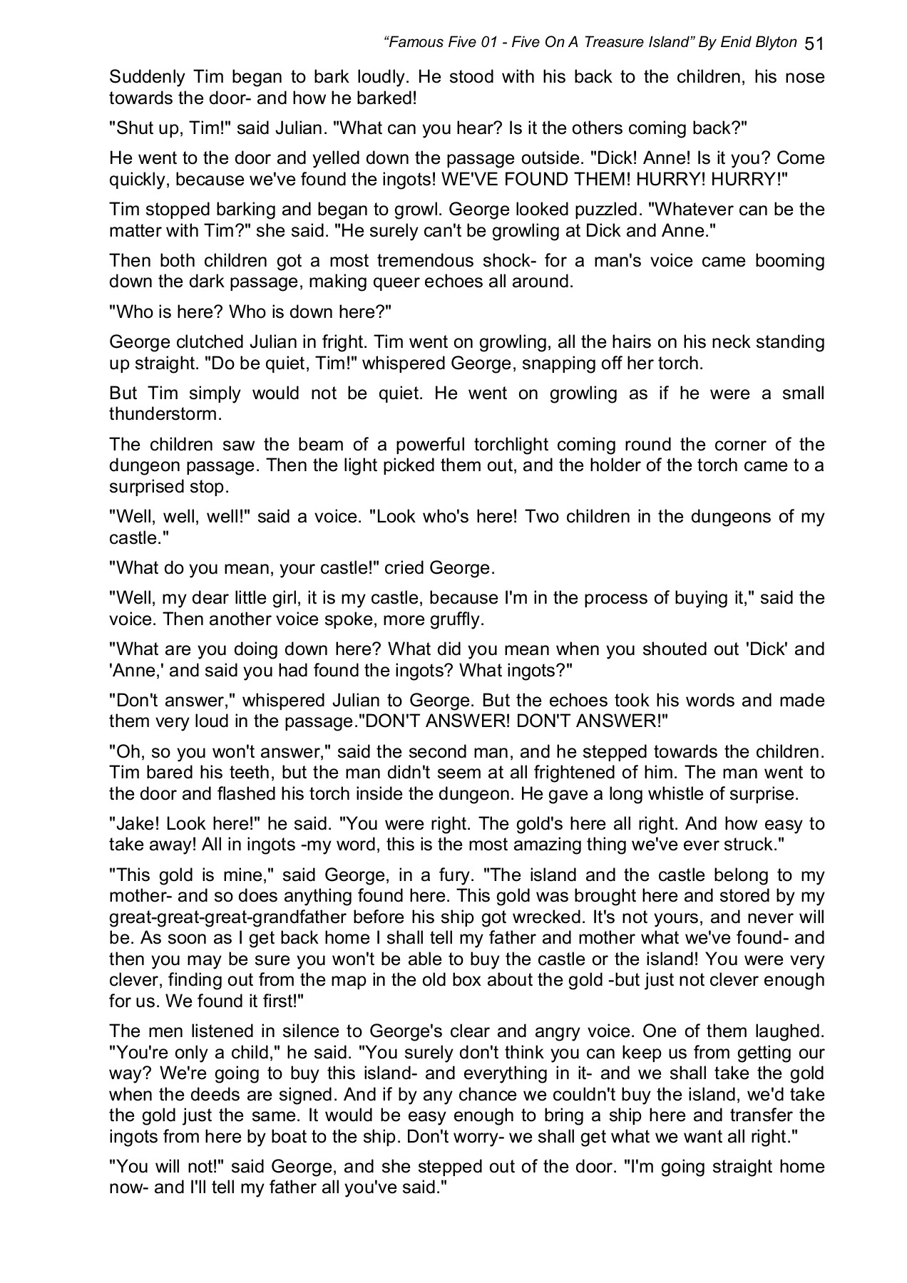 Famous Five 01 - Five On A Treasure Island By Enid Blyton - THE MANTHAN ...