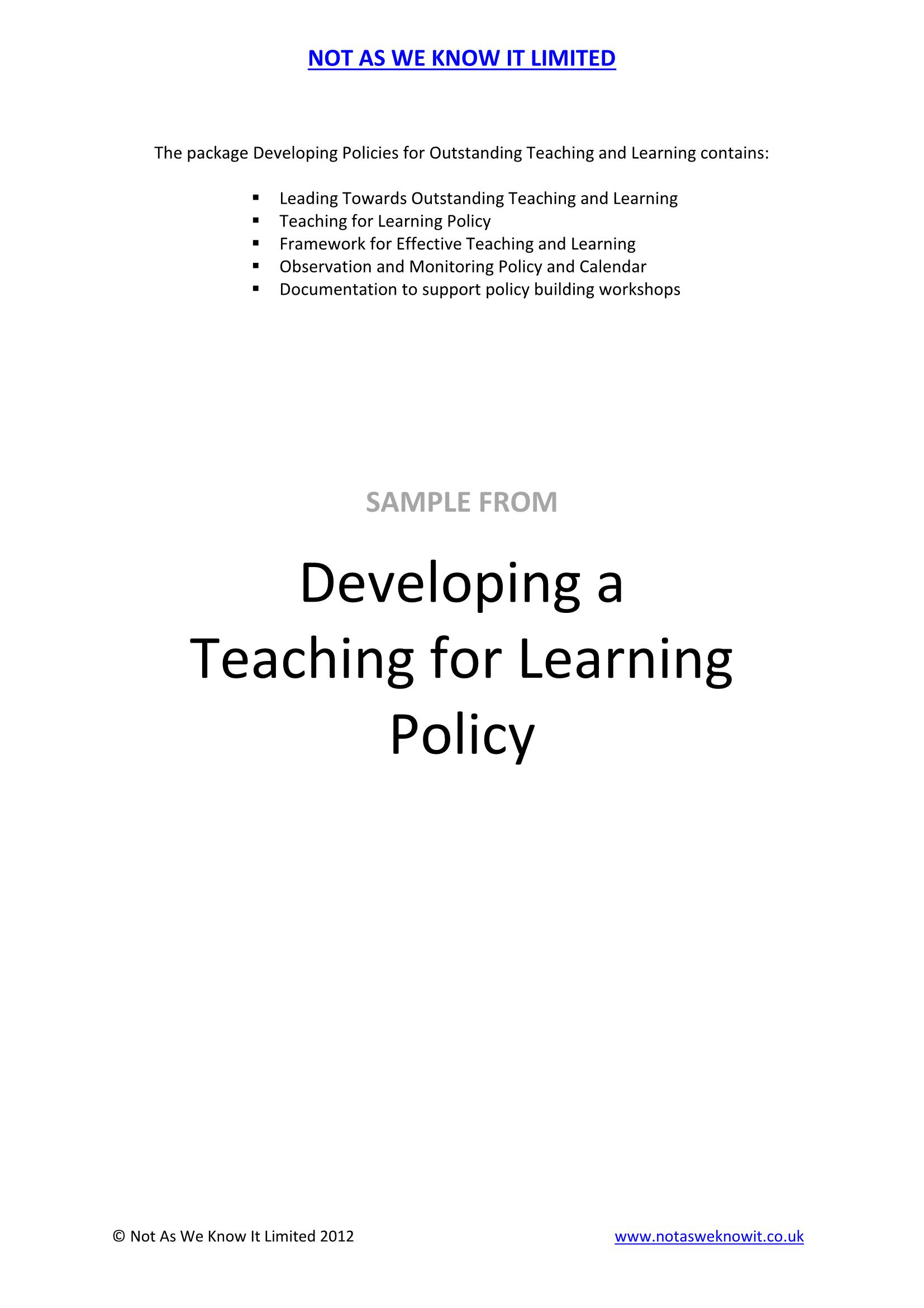 0001-sample-flip-Developing-Policies-for-Outstanding-Teaching-and ...