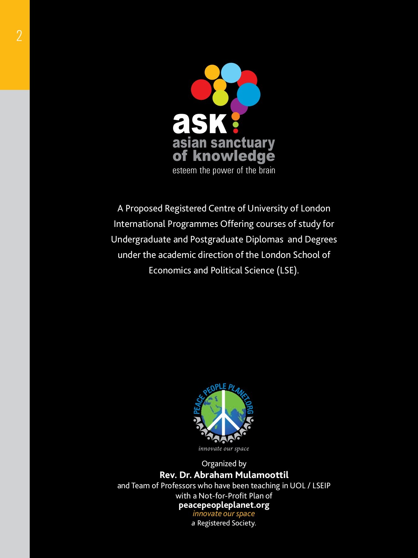 ASK Brochure - New - peacepeopleplanet - Page 2 | Flip PDF Online ...