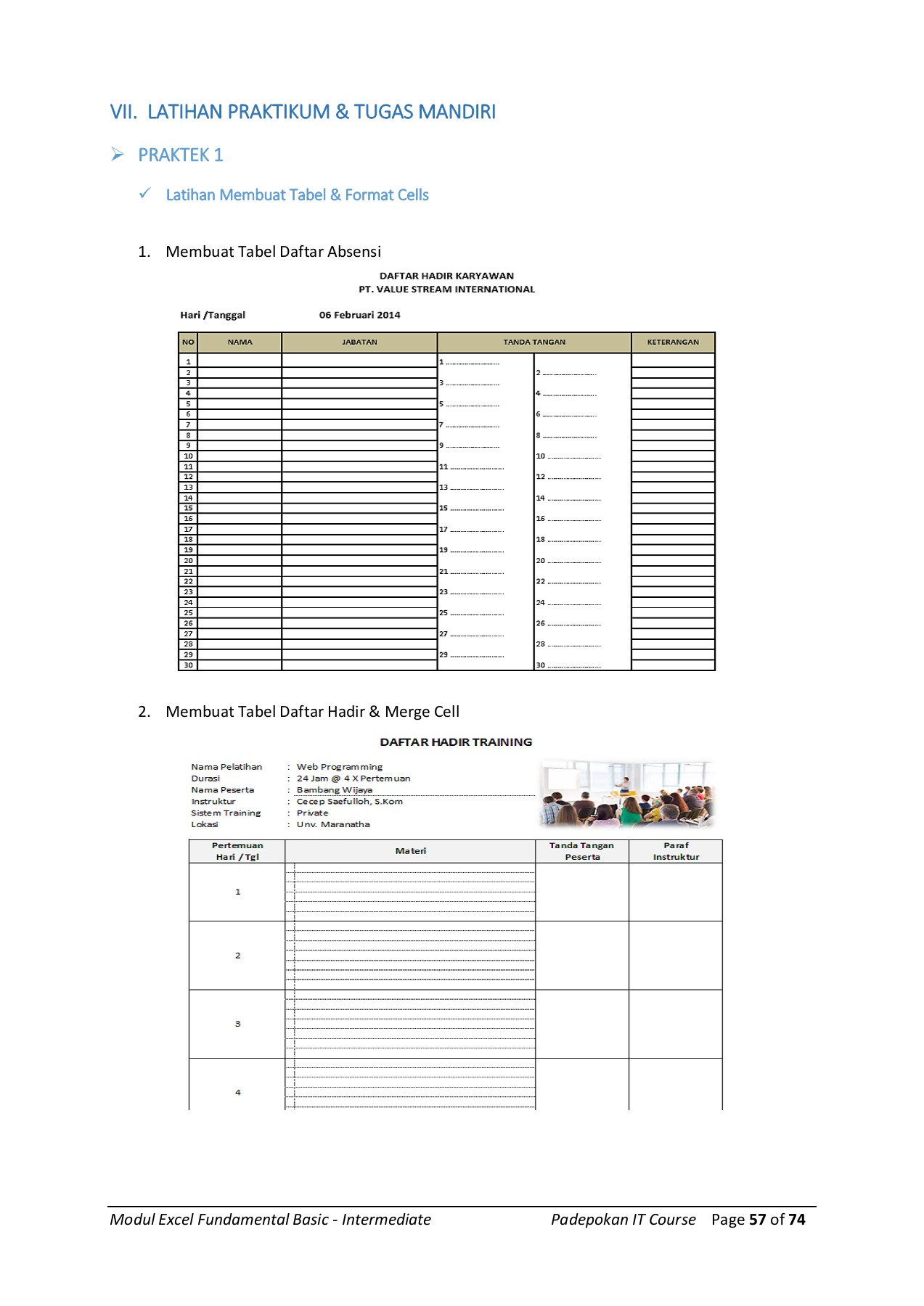 00. Modul - Excel Fundamental Basic - Intermediate - iyasagiast - Page ...