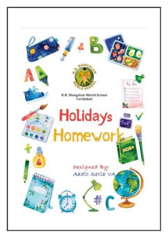 Class -Nursery Holiday Homework - Anju Tiwari - Page 1 - 5 | Flip PDF ...