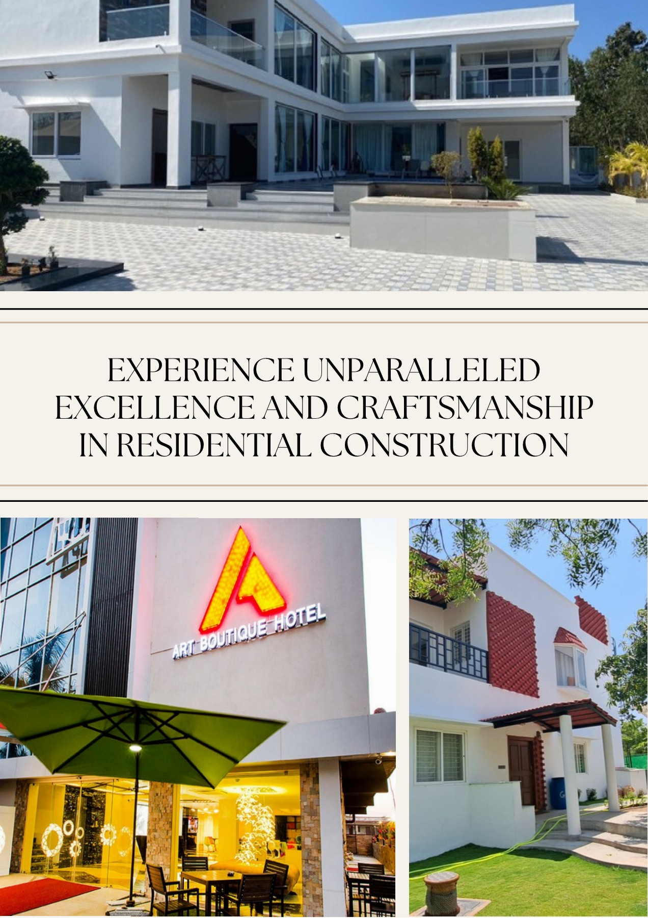 Experience Unparalleled Excellence and Craftsmanship in Residential ...