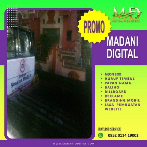 0882-2009-0167 (TERPERCAYA), PROMO Neon Box Gerobak Tegal