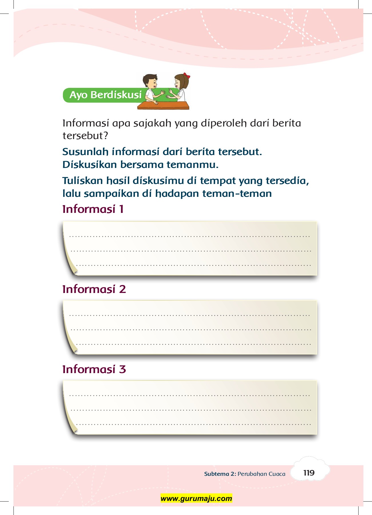Buku Siswa Kelas 3 Tema 5 Revisi 2018 - iranurmalia02 - Halaman 125 | PDF Online | PubHTML5