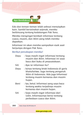 Buku Siswa Kelas 3 Tema 5 Revisi 2018 - iranurmalia02 - Halaman 206 | PDF Online | PubHTML5