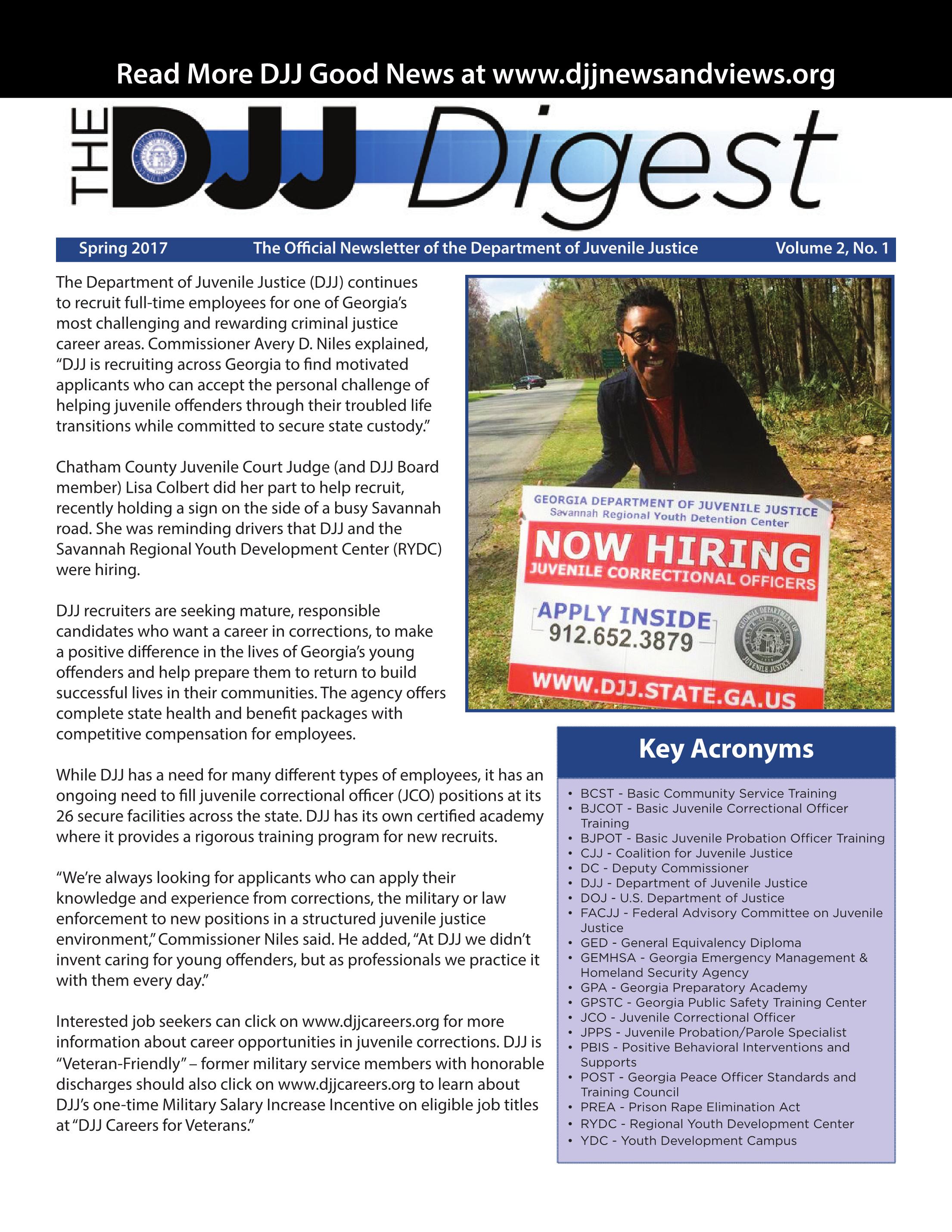 Georgia Djj Logo 2016 DJJ Annual Report Juvenile Justice Georgia