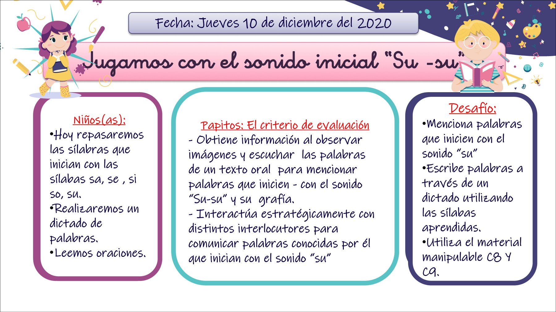 silaba su y repaso de sílabas - Brisa Cruzado Pacheco - Página 2 | Flip ...