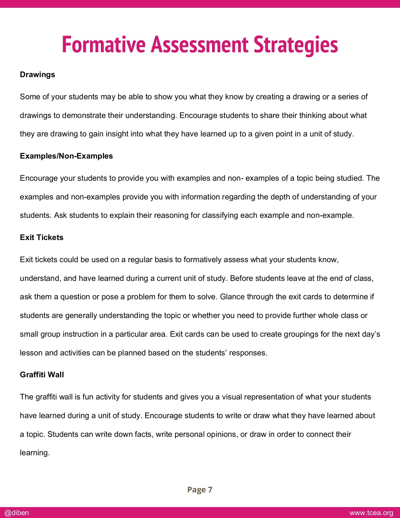 Formative Assessment Strategies and Digital Tools eBook - cgarcia ...