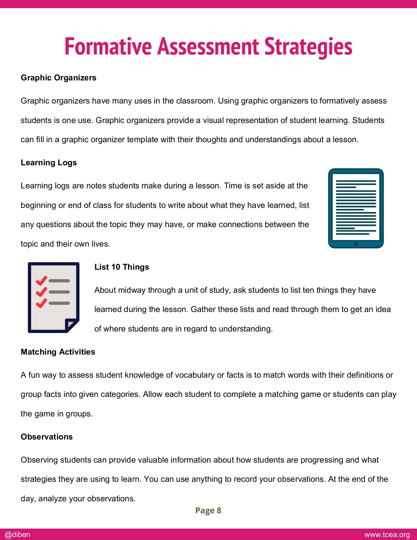 Formative Assessment Strategies and Digital Tools eBook - cgarcia ...