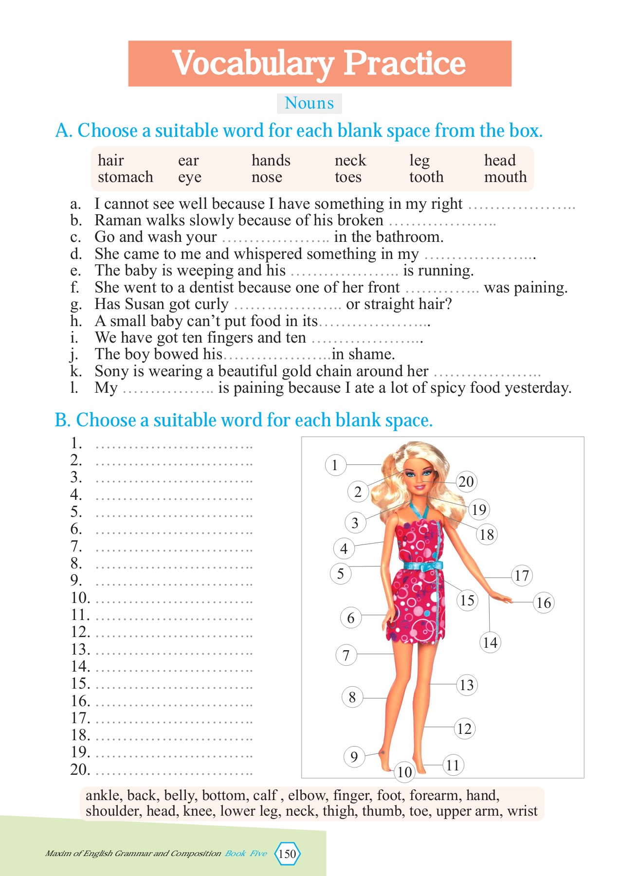 Maxim Grammar Book 5_Sunil_2075 - sunil maharjan - Page 150 | Flip PDF ...