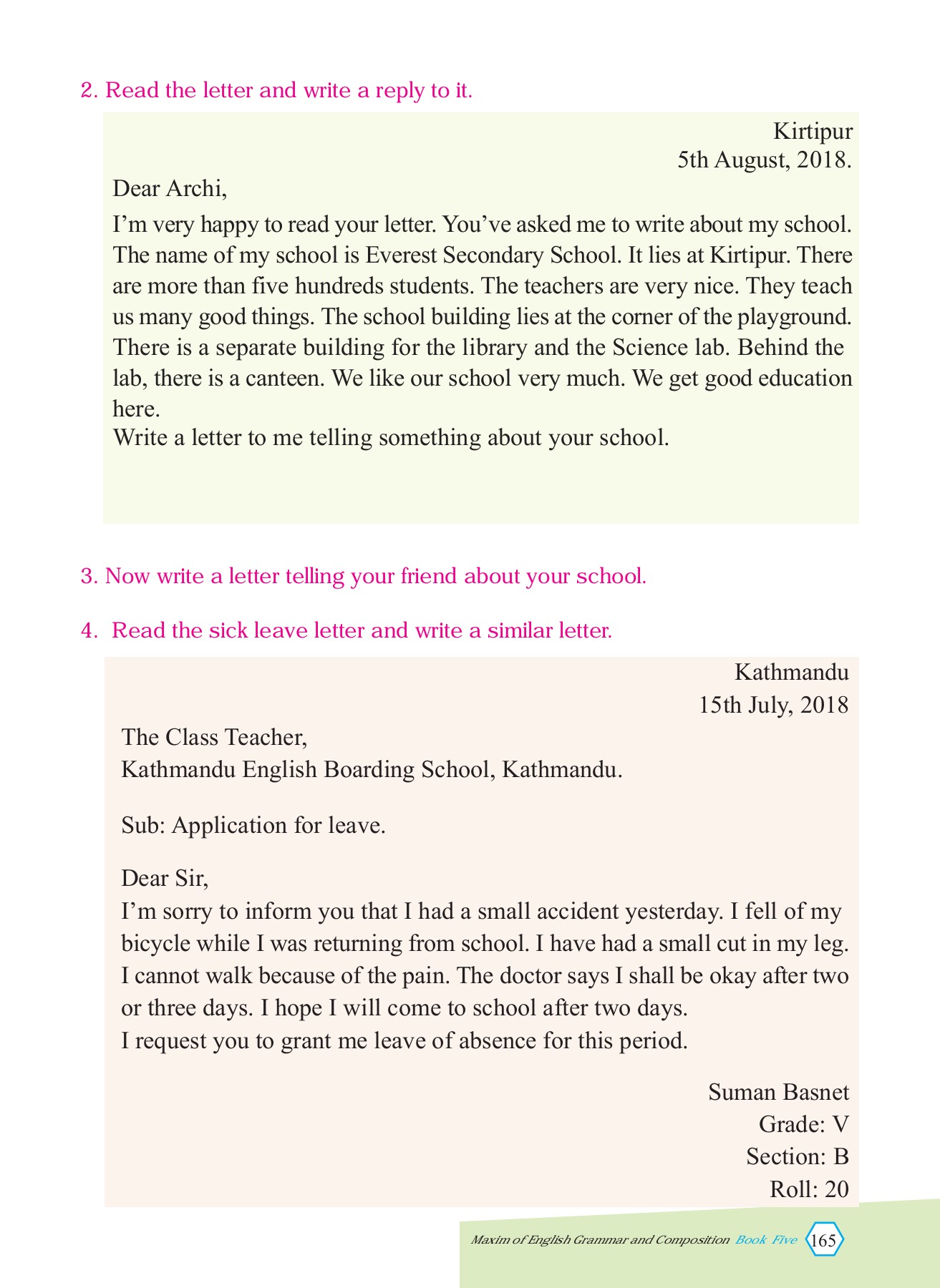 Maxim Grammar Book 5_Sunil_2075 - sunil maharjan - Page 165 | Flip PDF ...