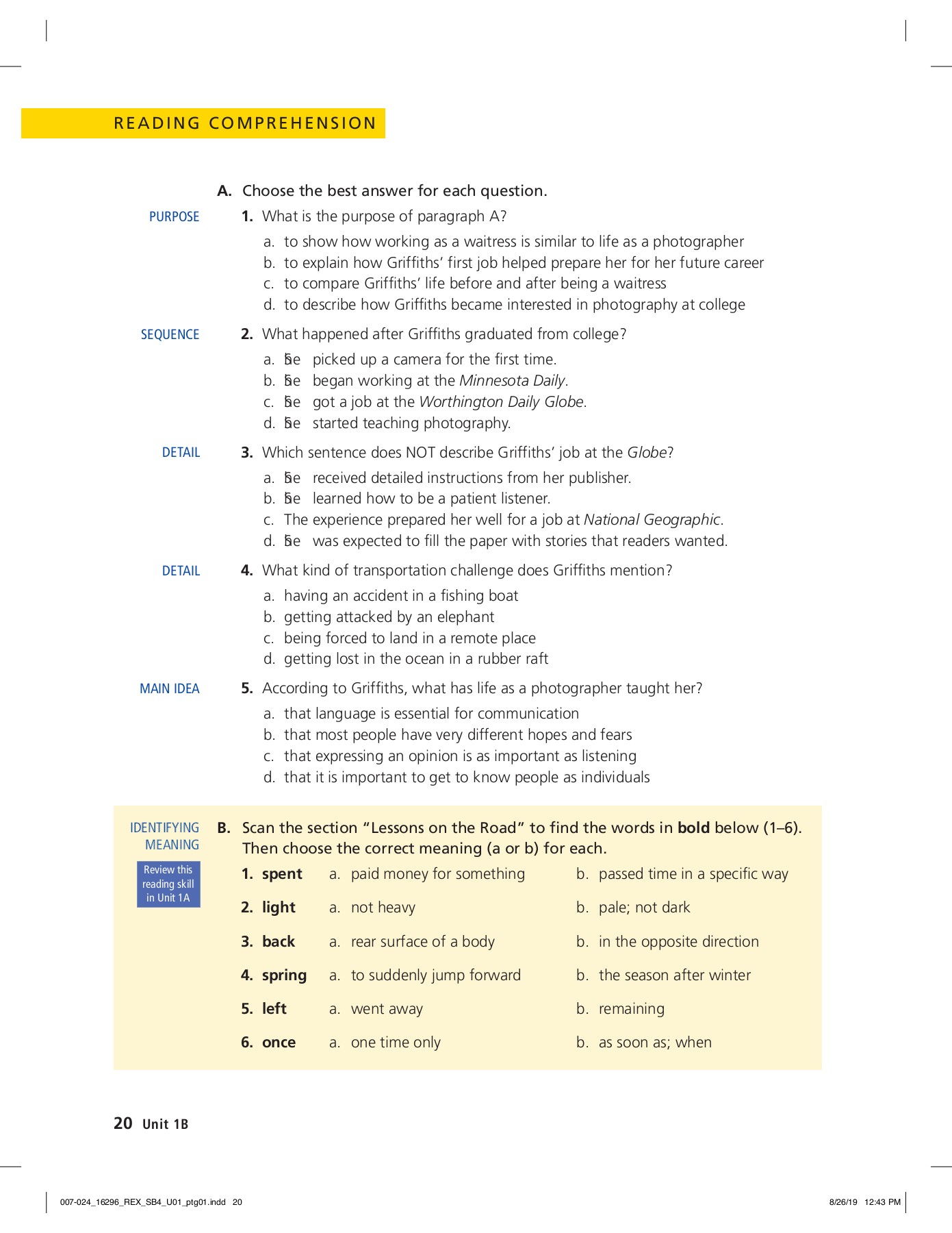 Level 4 Unit 1 - catherinescrossculturalcafe - Page 14 | Flip PDF ...