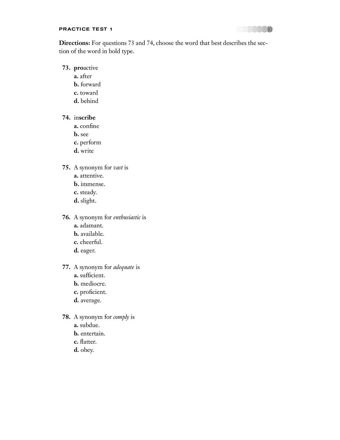 Vocabulary - TOEFL - catherinescrossculturalcafe - Page 101 | Flip PDF ...
