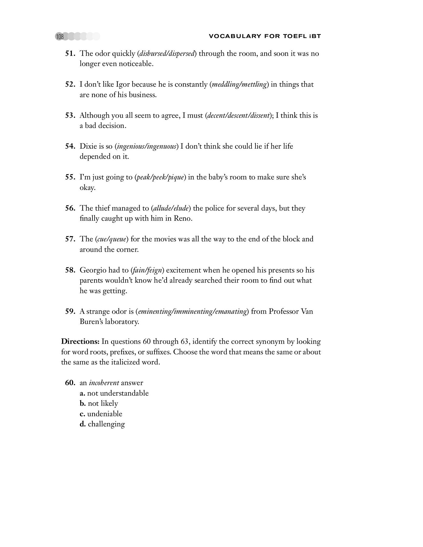 Vocabulary - TOEFL - catherinescrossculturalcafe - Page 116 | Flip PDF ...