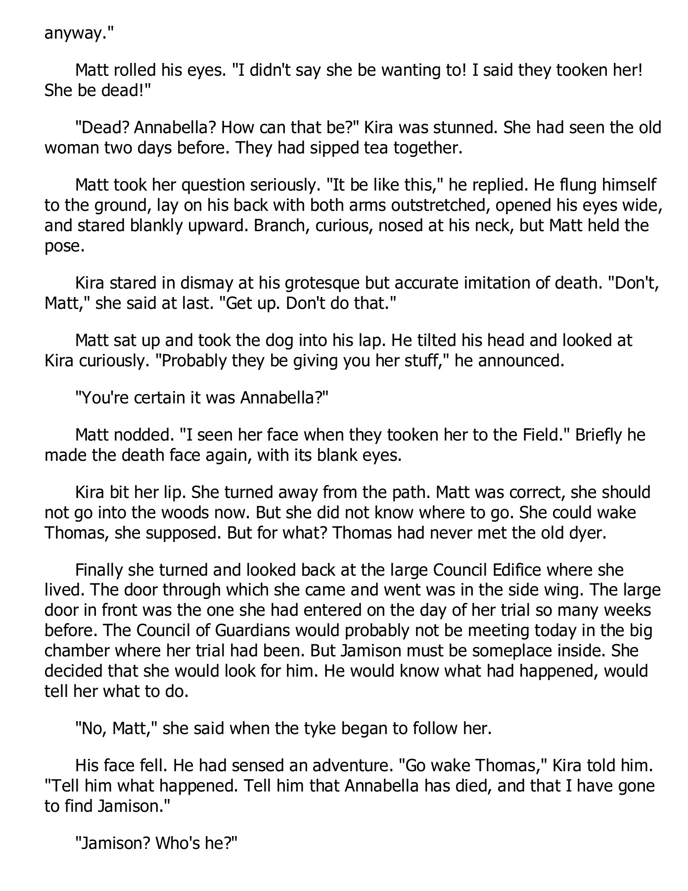 Gathering Blue Novel - catherinescrossculturalcafe - Page 93 | Flip PDF ...