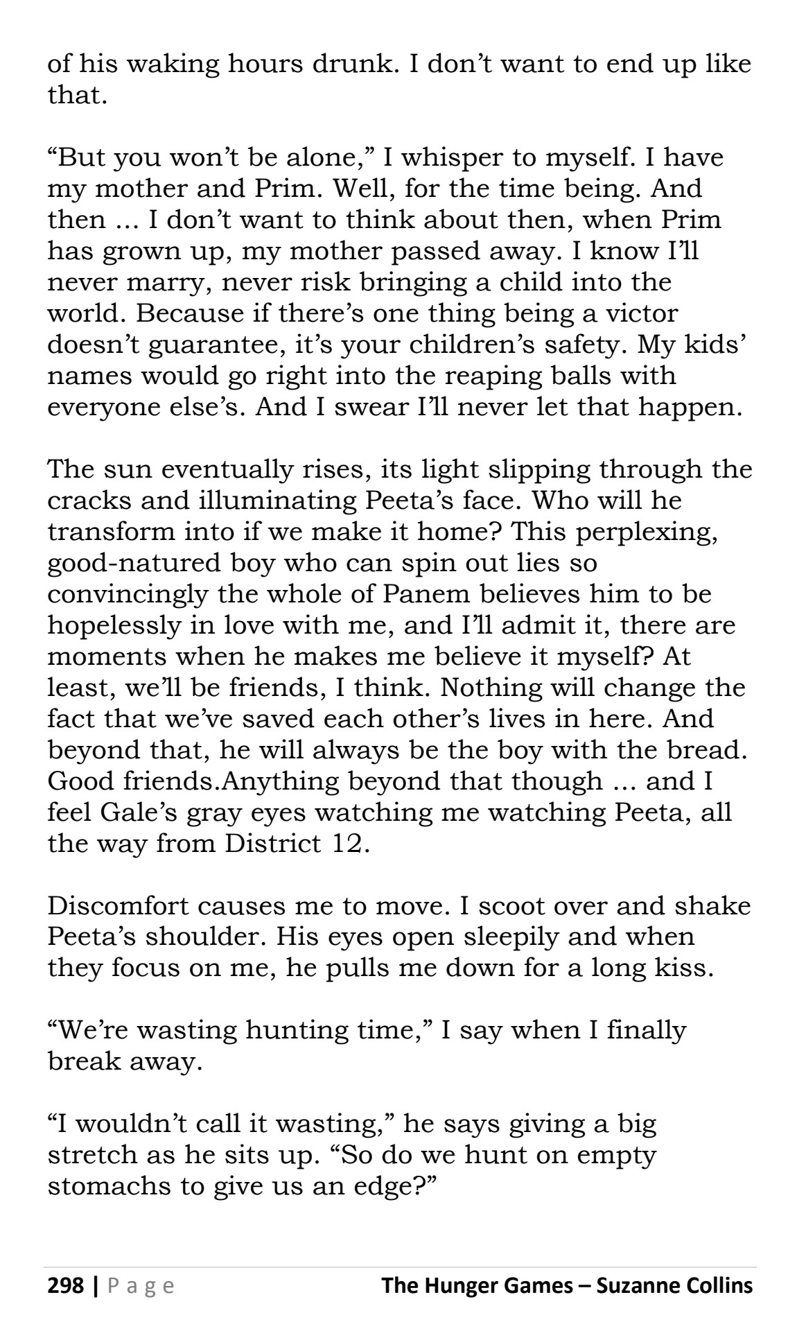 Book 1 - The Hunger Games - catherinescrossculturalcafe - Page 298 ...