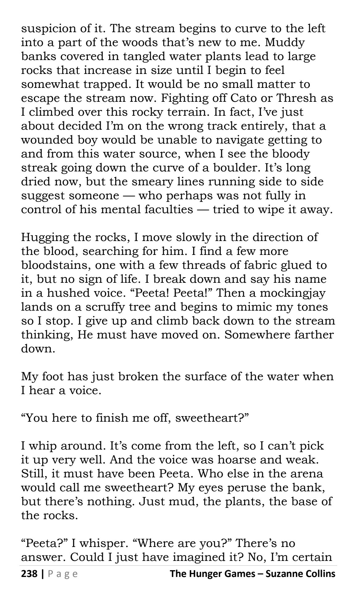 Book 1 - The Hunger Games - catherinescrossculturalcafe - Page 238 ...