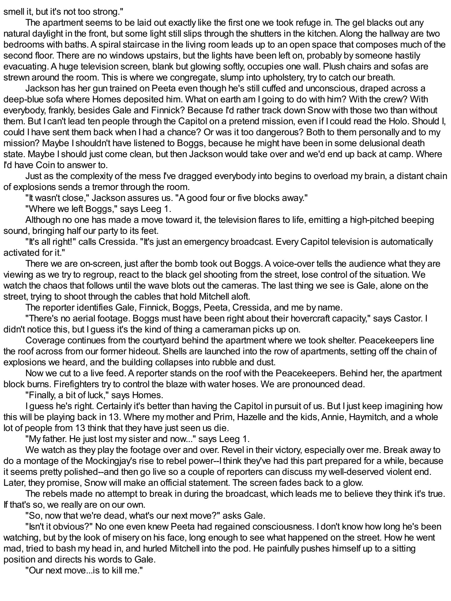 Book 3 - Mockingjay - catherinescrossculturalcafe - Page 131 | Flip PDF ...