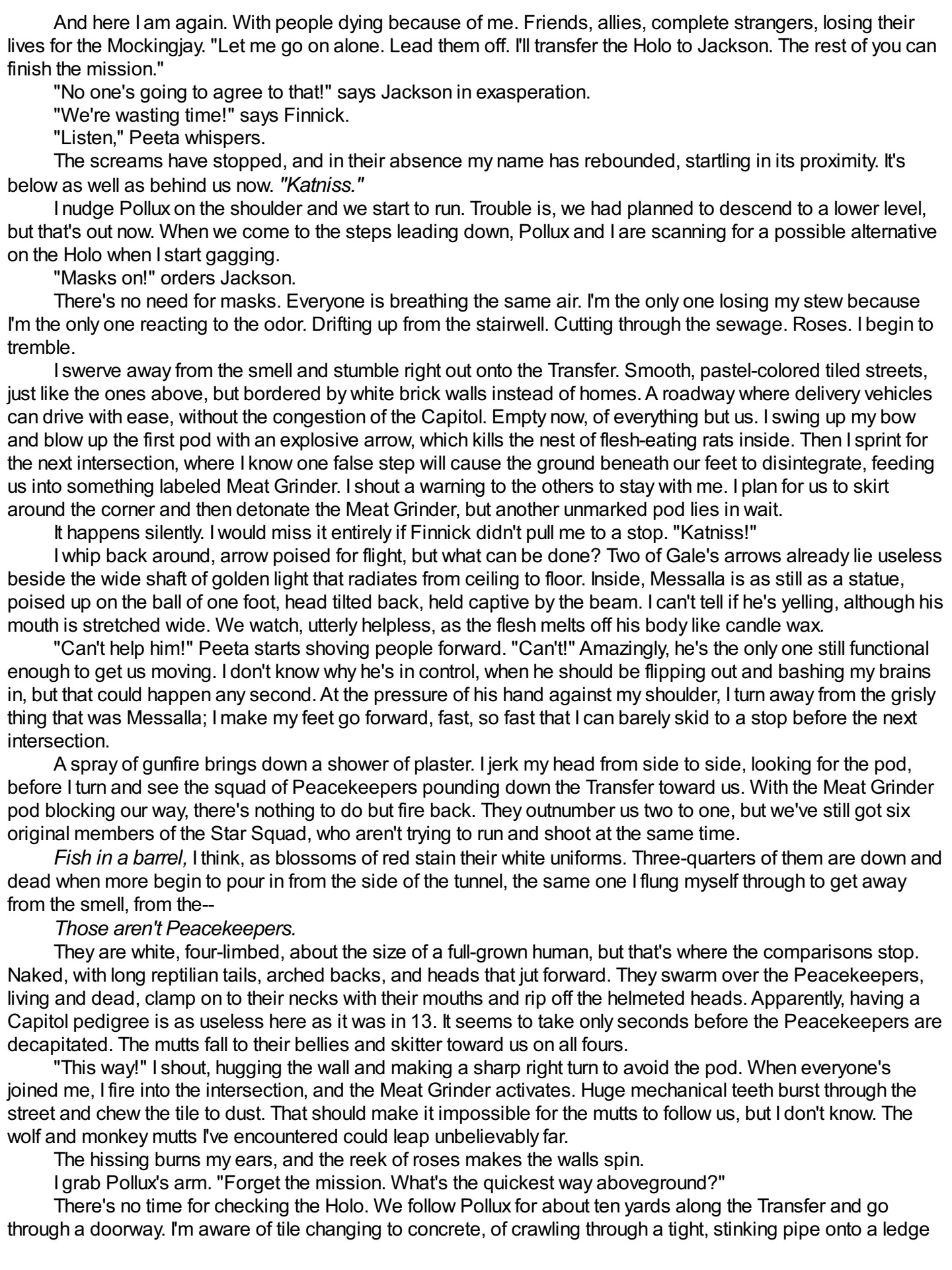 Book 3 - Mockingjay - catherinescrossculturalcafe - Page 140 | Flip PDF ...