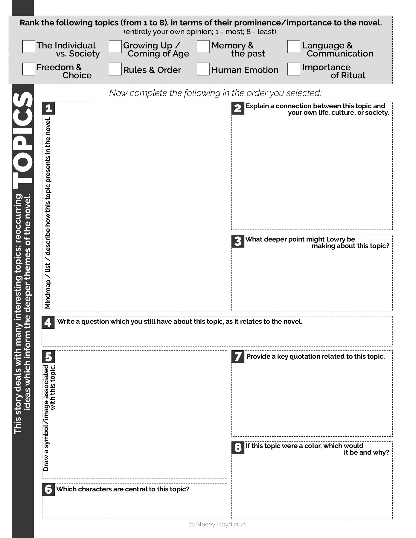 The Giver Student Workbook - catherinescrossculturalcafe - Page 24 ...