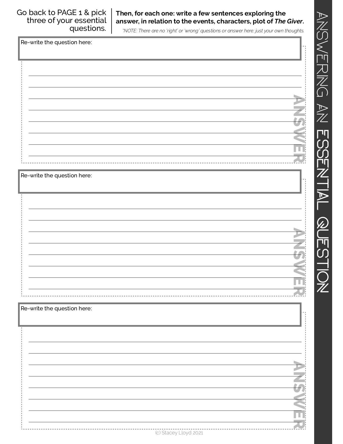The Giver Student Workbook - catherinescrossculturalcafe - Page 25 ...