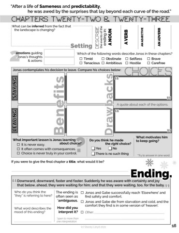 The Giver Student Workbook - catherinescrossculturalcafe - Page 19 ...