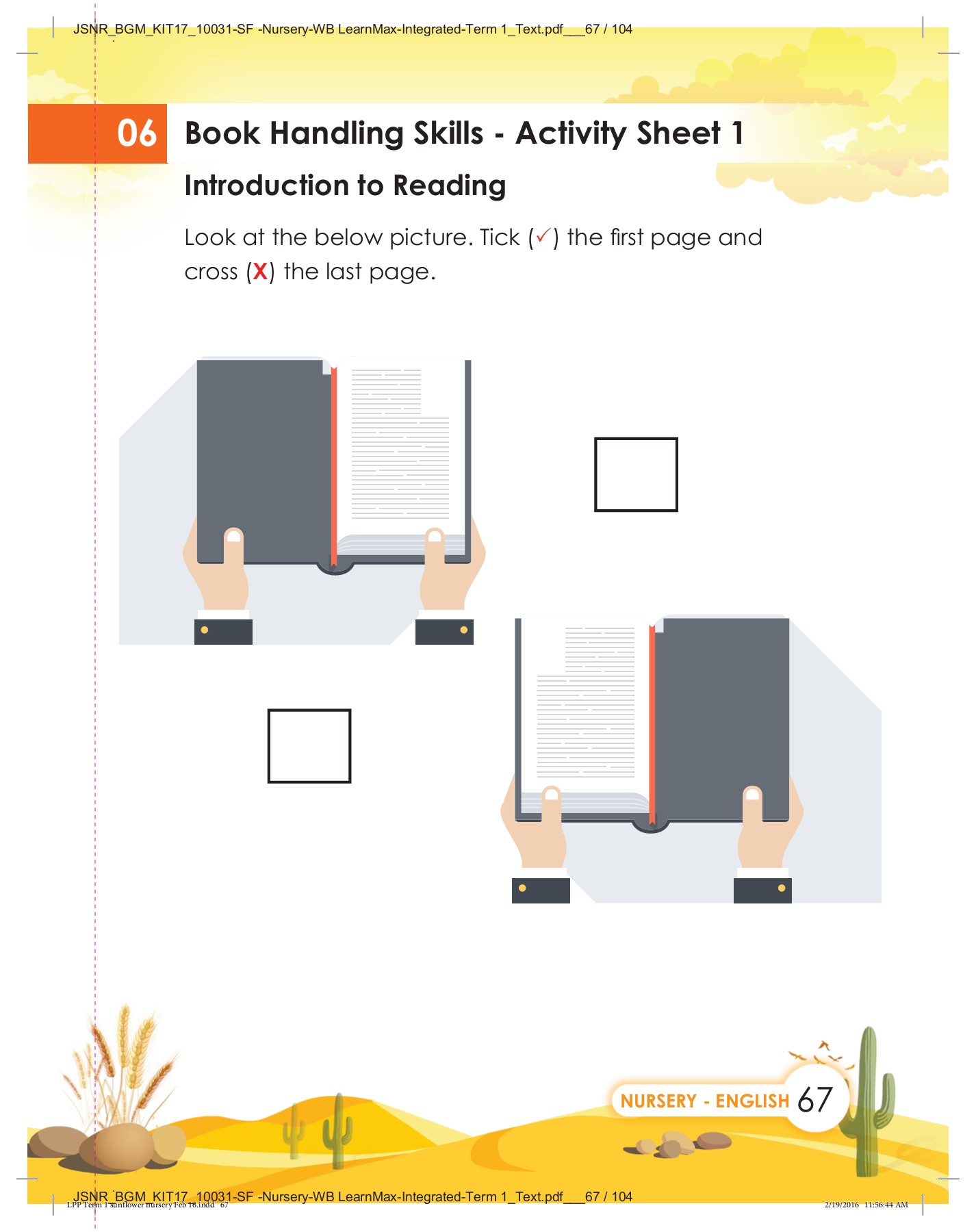 10031 - SFT - Nursery - WB LearnMax - Integrated - Term 1 - IMAX - Page 67 | Flip PDF Online ...