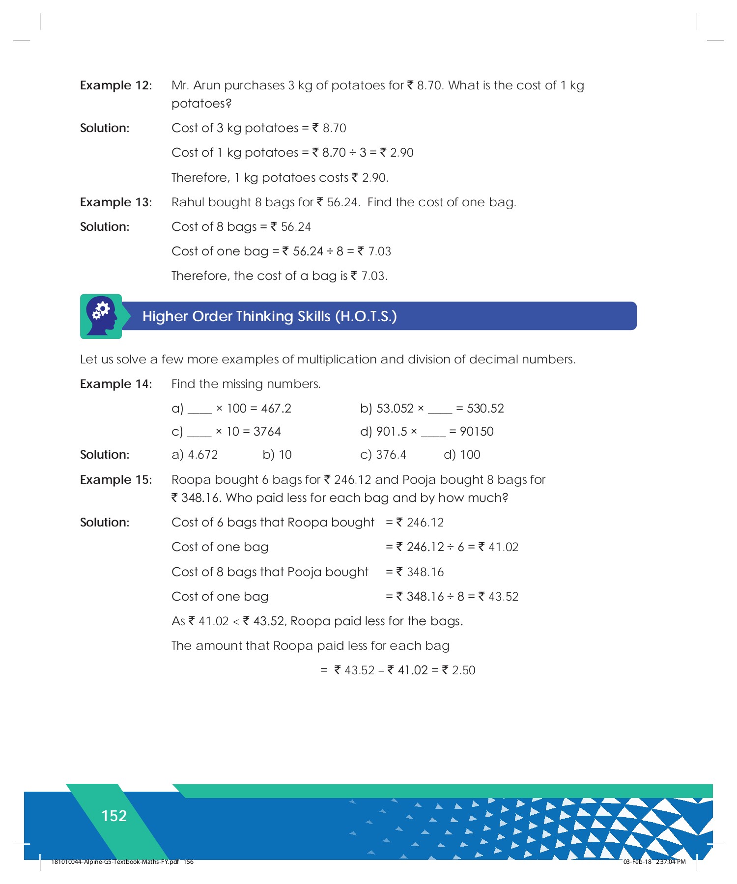 Alpine-G5-Textbook-Maths-FY - IMAX - Page 156 | Flip PDF Online | PubHTML5