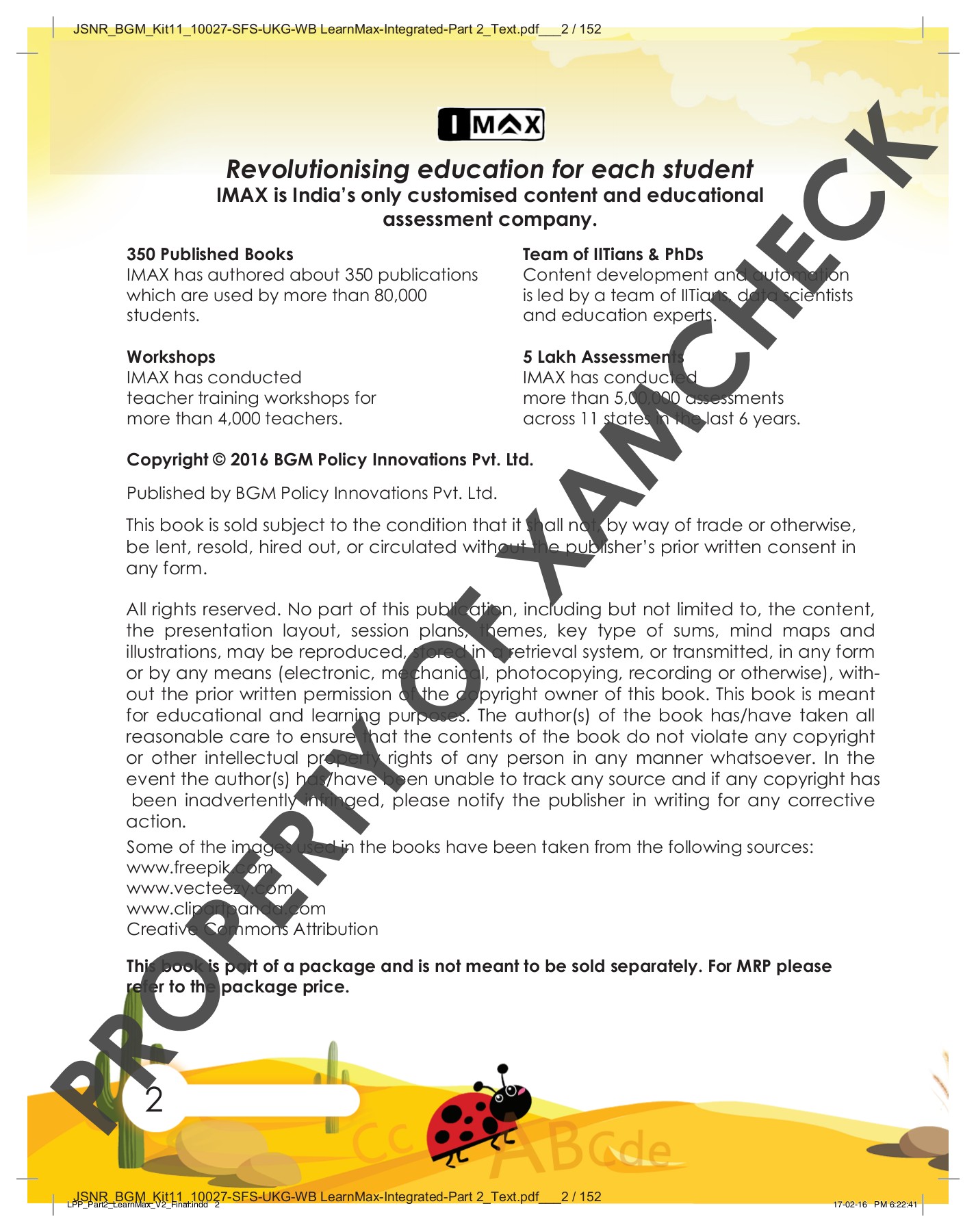 10027 - SFS - UKG - WB LearnMax - Integrated - Part 2 - IMAX - Page 2 | Flip PDF Online | PubHTML5