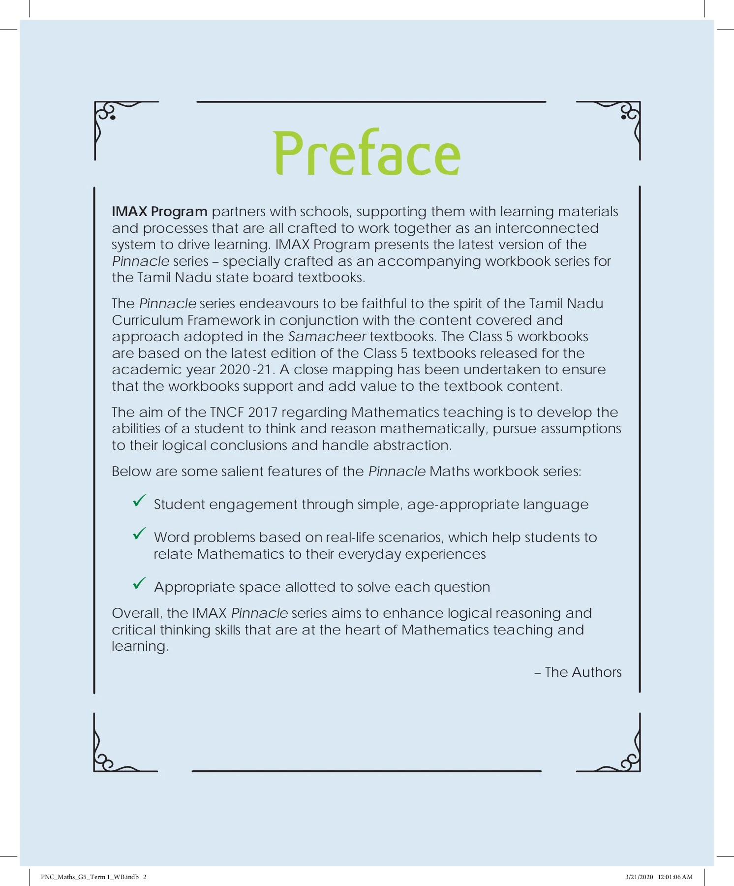 202110639-PINNACLE-STUDENT-WORKBOOK-MATHEMATICS-G05-TERM1 - CLASSKLAP ...