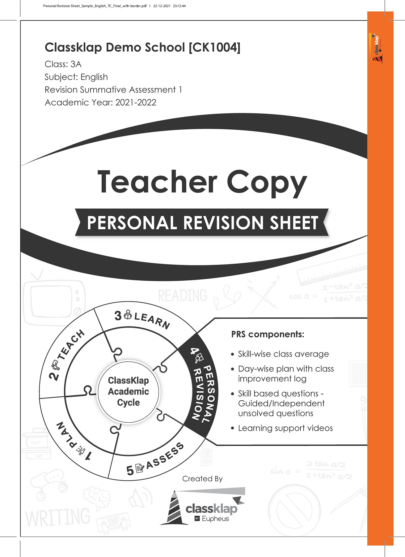 Personal Revision Sheet_Sample_English_TC_Final_with border - CLASSKLAP ...