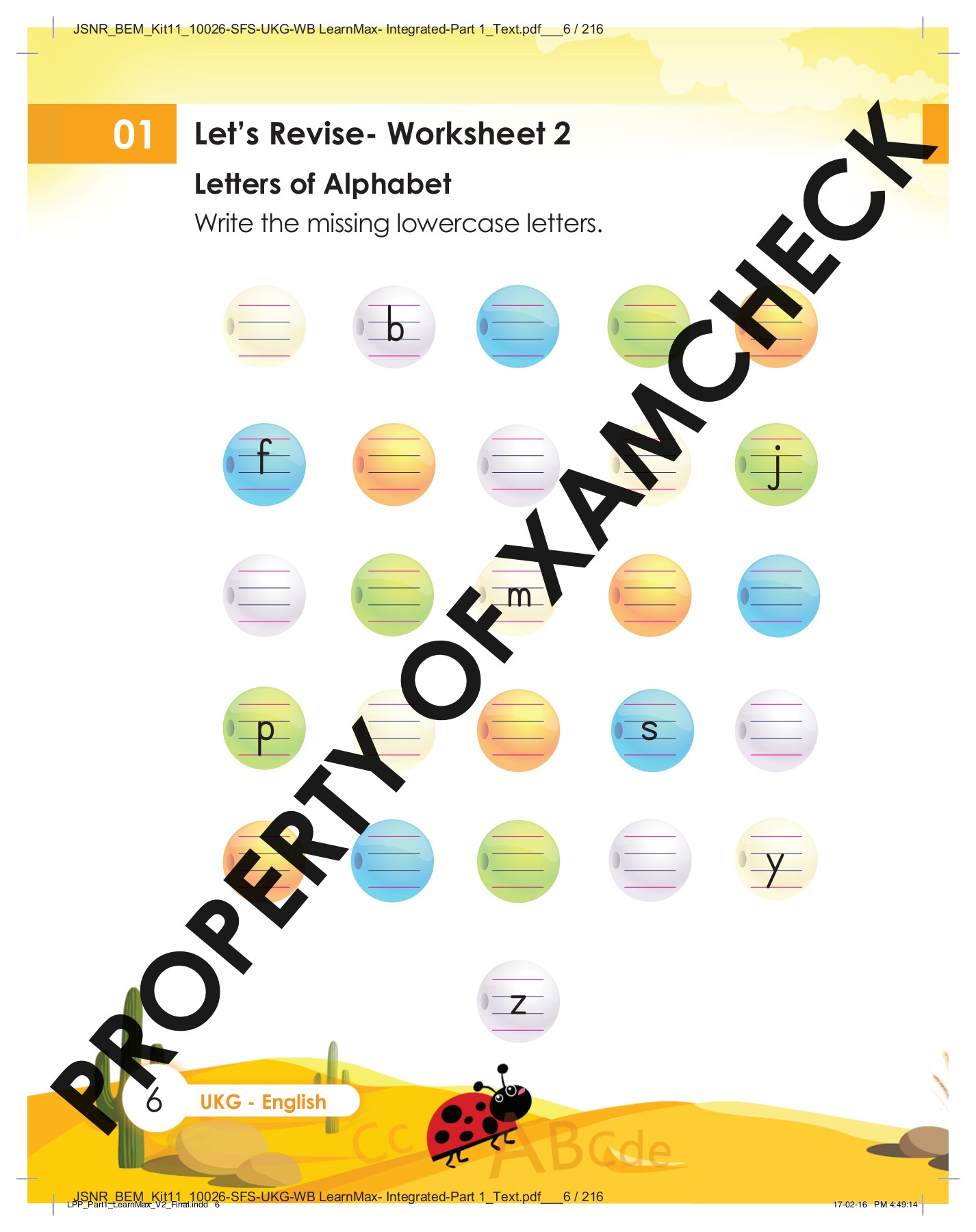 10026 - SFS - UKG - WB LearnMax - Integrated - Part 1 - IMAX - Page 6 | Flip PDF Online | PubHTML5