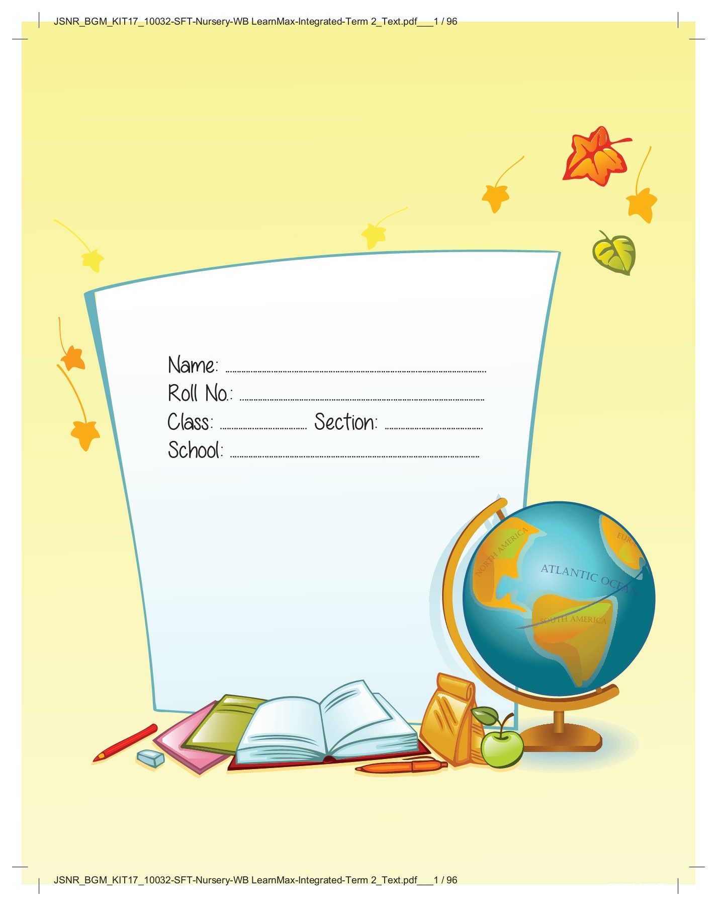 10032 - SFT - Nursery - WB LearnMax - Integrated - Term 2 - IMAX - Page ...