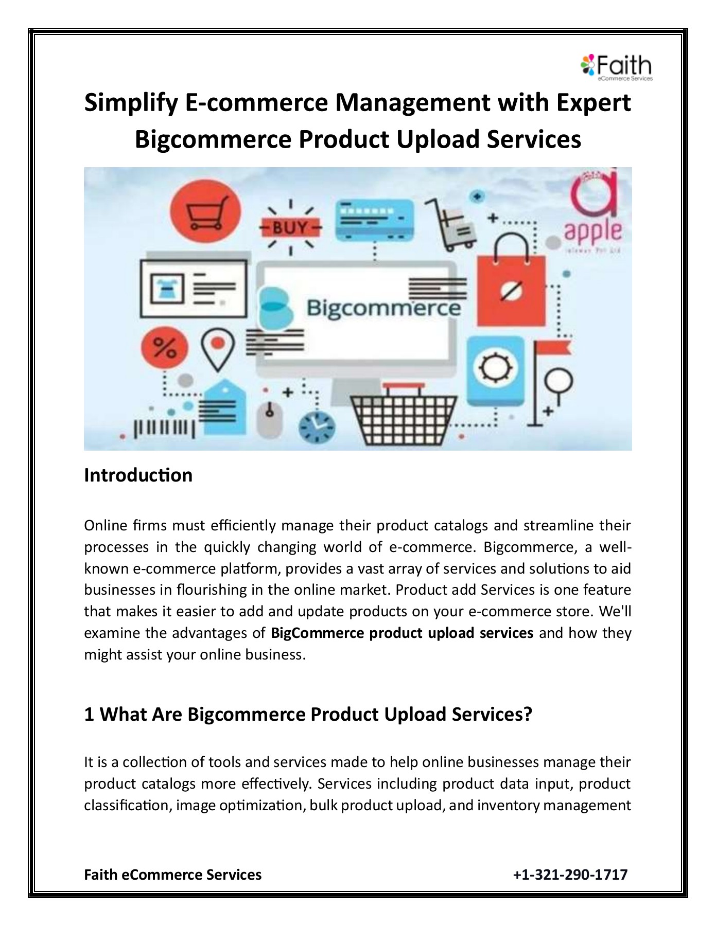 Simplify E-commerce Management with Expert Bigcommerce Product Upload Services - William Smith ...