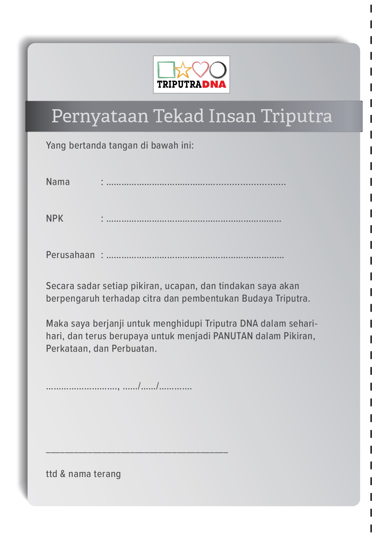 Buku Pedoman Triputra DNA - LPD KM - Halaman 56 | PDF Online | PubHTML5