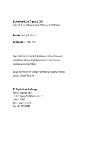 Buku Pedoman Triputra DNA - LPD KM - Halaman 4 | PDF Online | PubHTML5