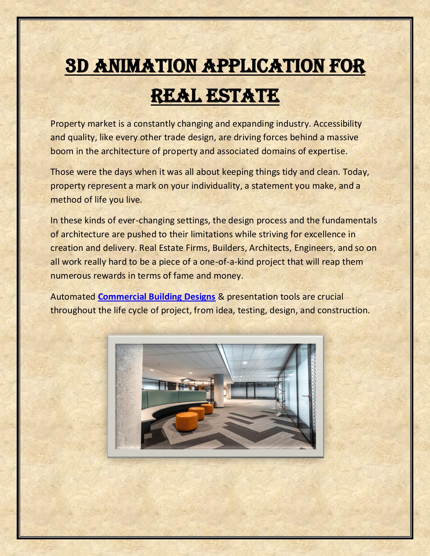 3D Animation Application for Real Estate - arktek3d Design - Page 1 - 3 ...