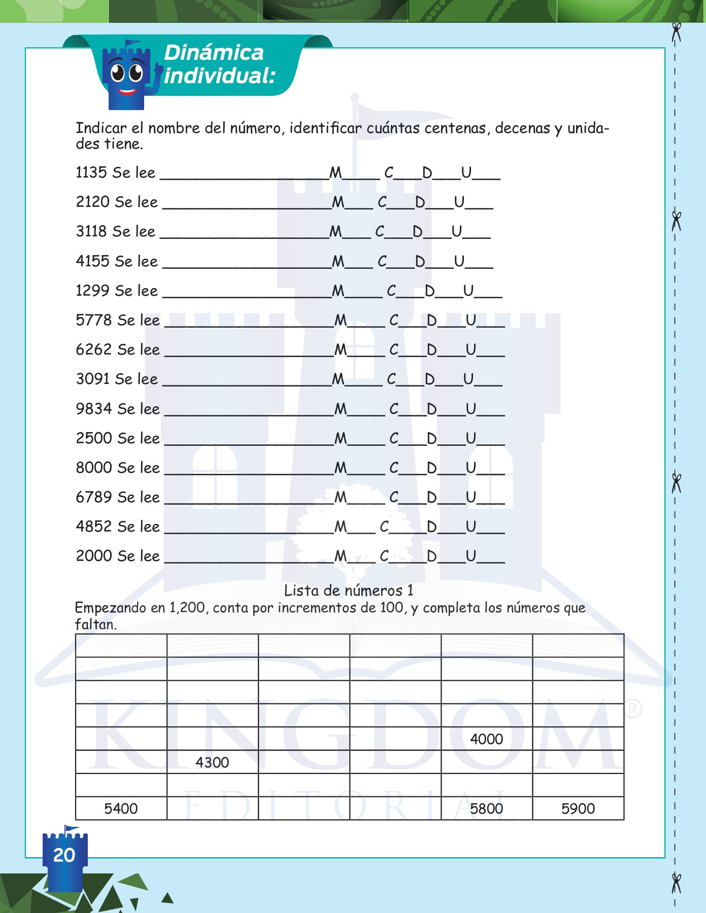 MATEMÁTICAS 3er Grado .1 - Kingdom Editorial - Página 22 | Flip PDF en ...