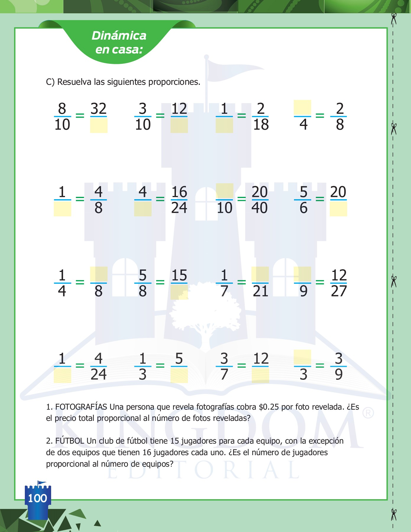 MATEMÁTICAS 7mo Grado .1 - Kingdom Editorial - Página 102 | Flip PDF en ...
