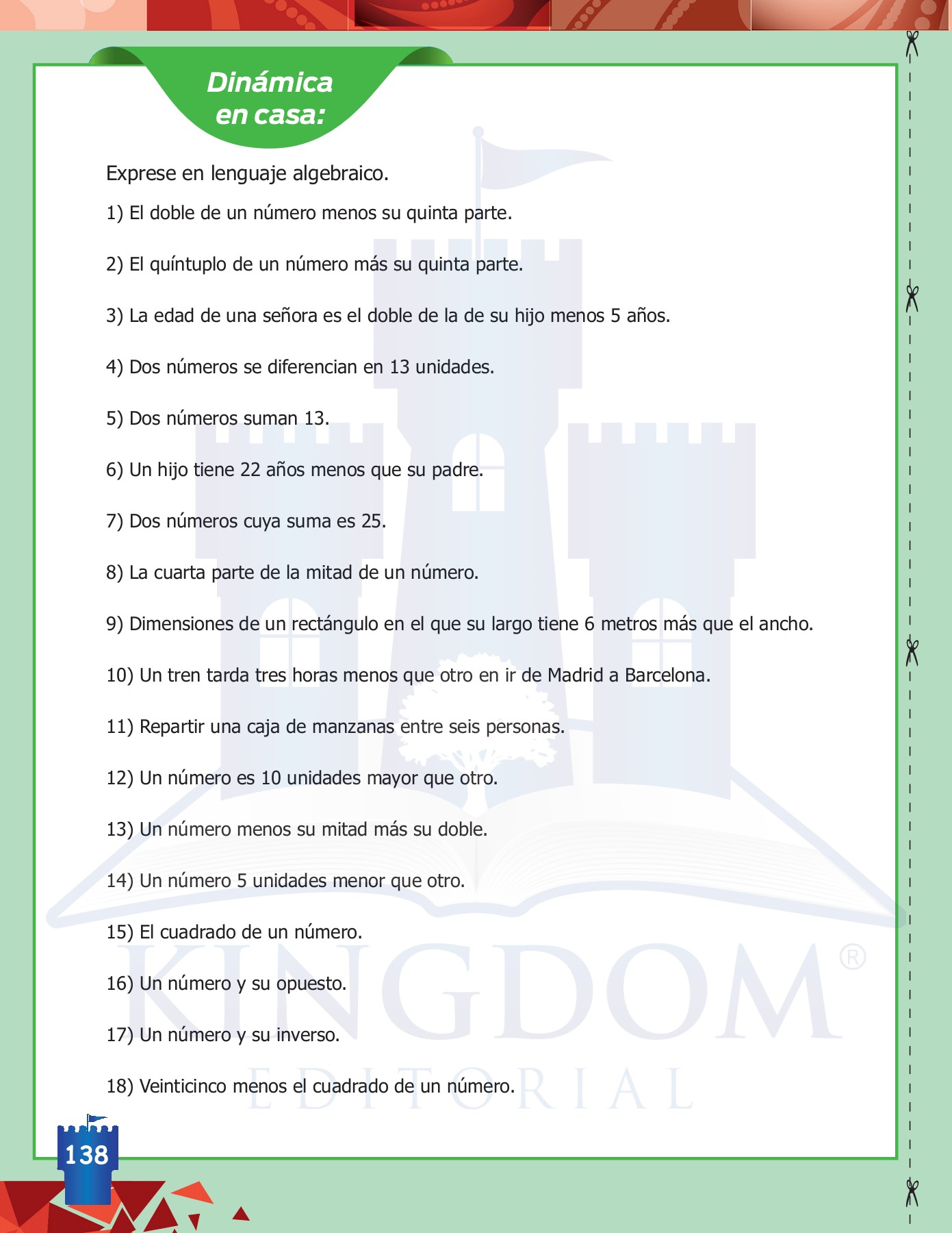MATEMÁTICAS 7mo Grado .1 - Kingdom Editorial - Página 140 | Flip PDF en ...