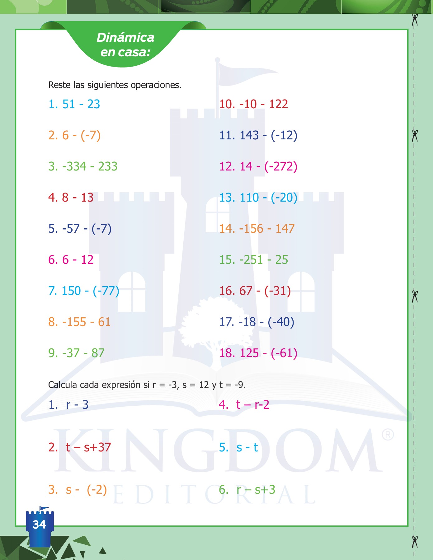 MATEMÁTICAS 7mo Grado .1 - Kingdom Editorial - Página 36 | Flip PDF en ...