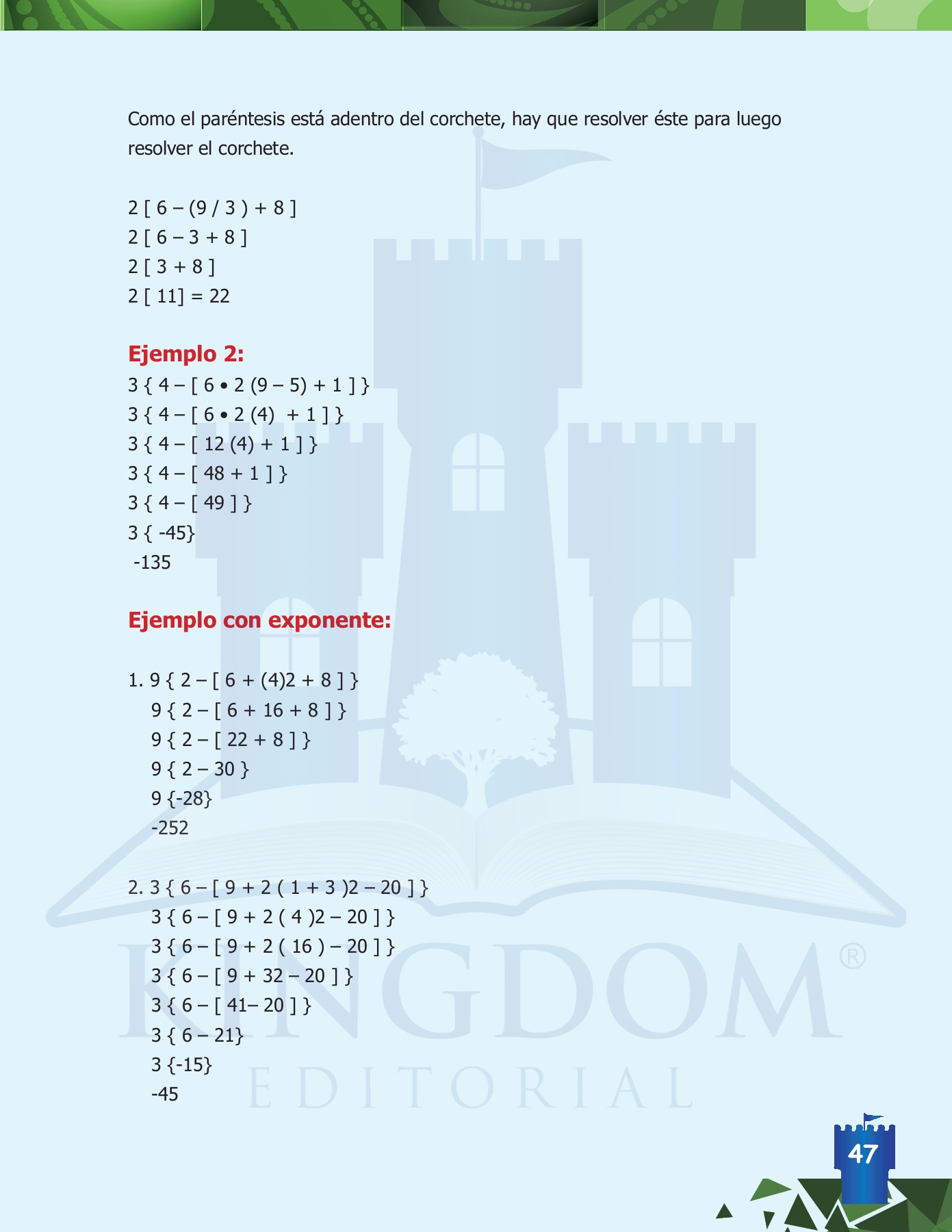 MATEMÁTICAS 7mo Grado .1 - Kingdom Editorial - Página 49 | Flip PDF en ...