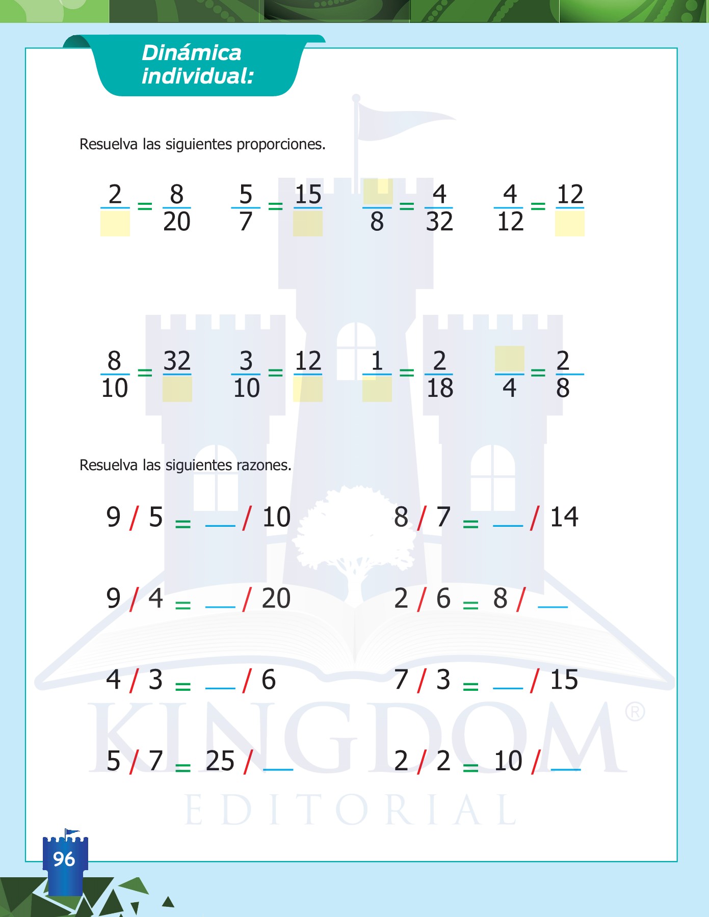 MATEMÁTICAS 7mo Grado .1 - Kingdom Editorial - Página 98 | Flip PDF en ...
